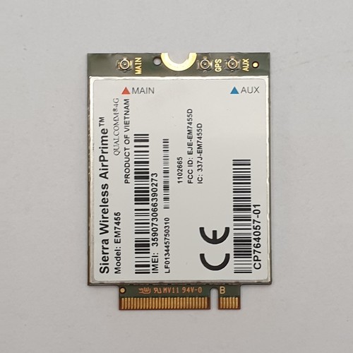 Fujitsu Lifebook U749 WWAN Karte 4G Modul LTE Card EM7455 | eBay