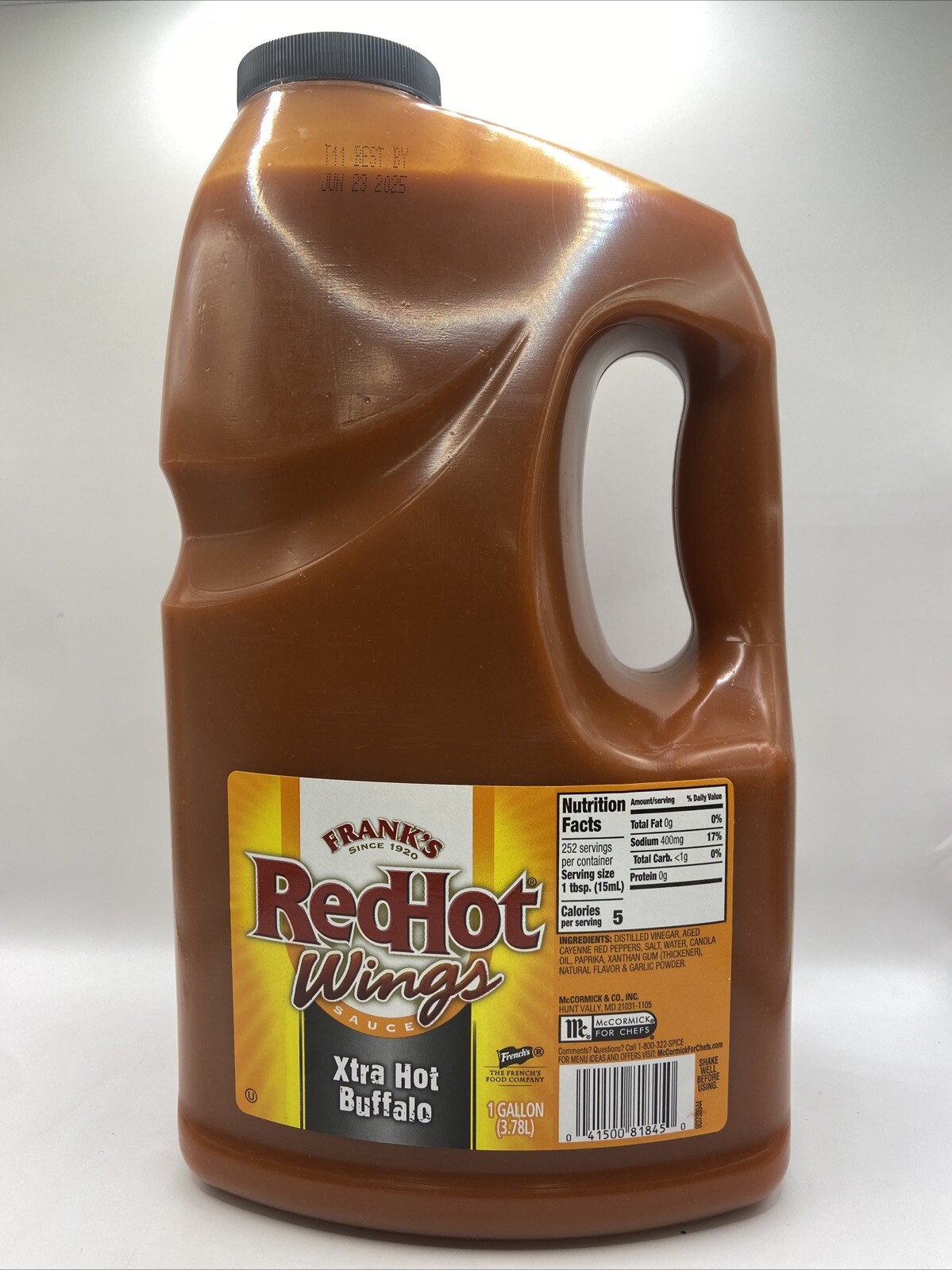 FrankS Redhot Xtra Hot Buffalo Wings Sauce 1 Gallon 6/25 | eBay