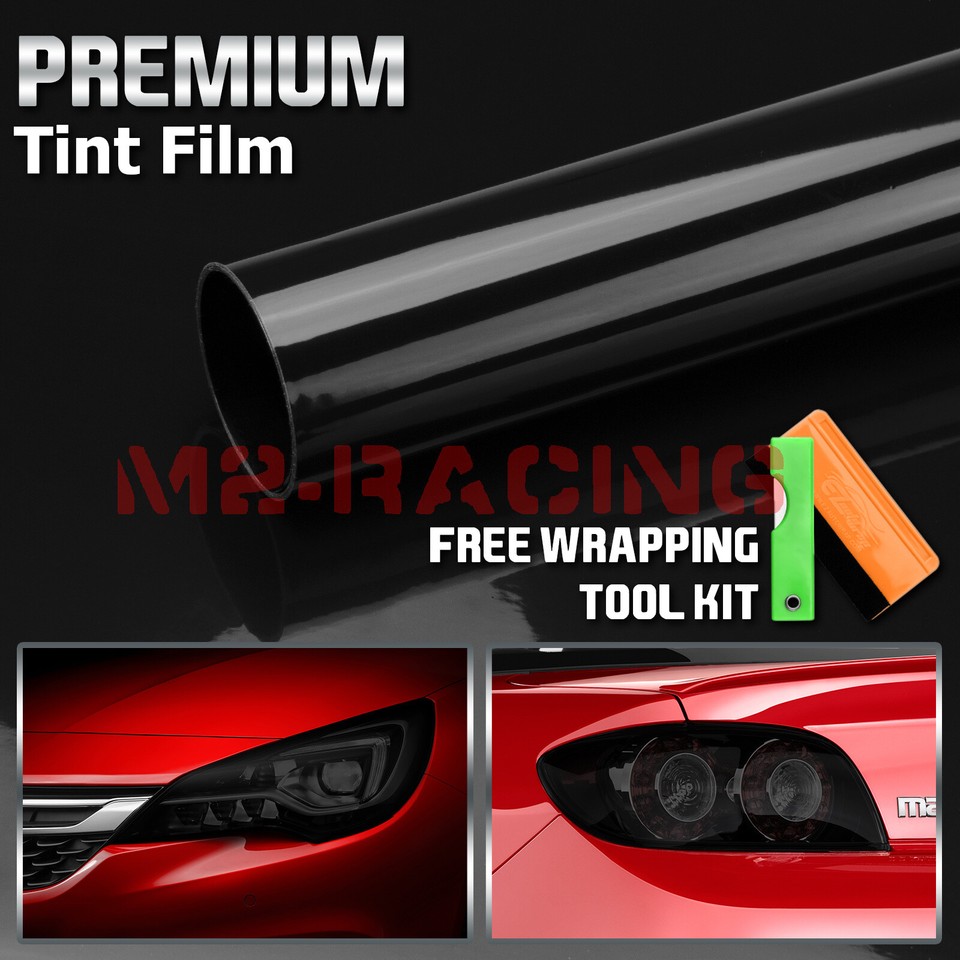 13 Colors Premium Glossy Headlight Taillight Fog Light Vinyl Sticker ...