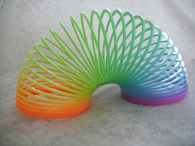 Regenbogenspirale bunte Springfeder Ø 7 5 X 6 3 Cm online kaufen | eBay