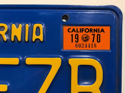 California dmv color for month sticker on license plates - aslforme
