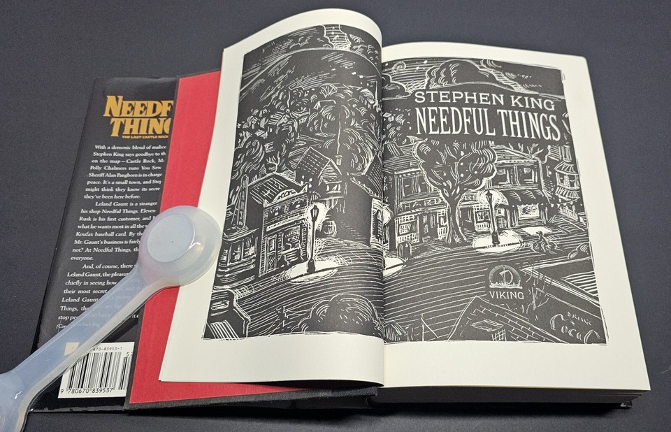 Needful Things Hardcover Book 1991 Stephen King First Edition | eBay UK