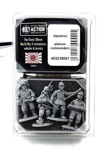 Bolt Action 403216001 Japanese Platoon Commanders (WWII) Officers ...