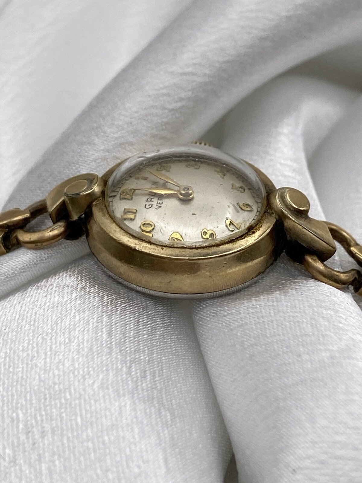 Vintage 1940’s Gruen Very Thin Ladies 10K Gold Filled Delicate ...