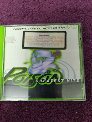 poison greatest hits cd 1986-1996 promo copy ner mint | eBay