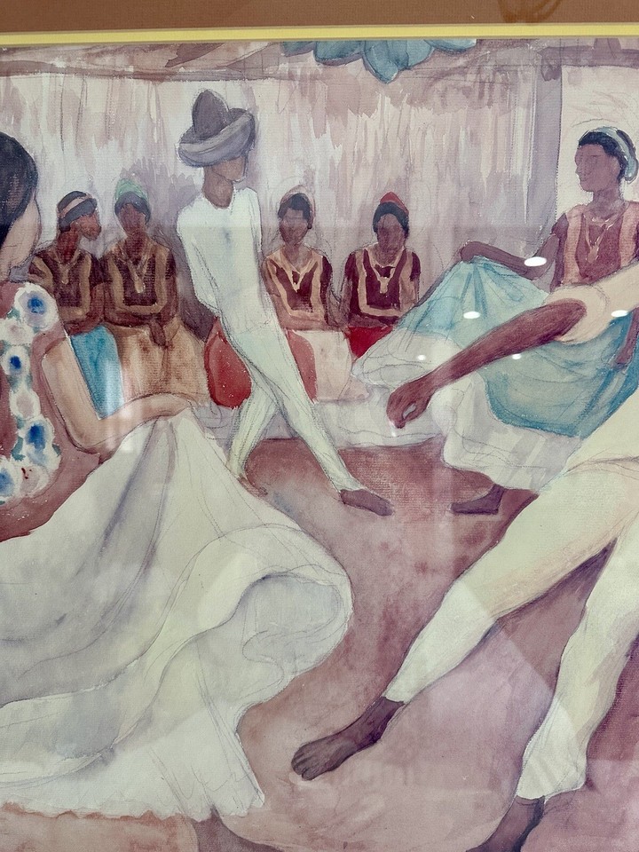 Diego Rivera - "Baile en Tehuantepec" Print 34”x28” | eBay