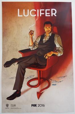 LUCIFER - 11"x17" Original Promo TV Poster SDCC 2015 San Diego Comic ...
