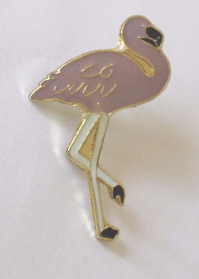 New Tropical Pink Flamingo Bird Lapel Hat Pin Florida Animal Enamel Tie ...