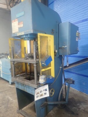 20 TON MULTIPRESS 4 POST GUIDED RAM C FRAME PRESS 12″ STROKE 25 ...