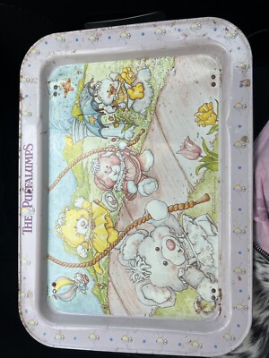 Puffalumps Cartoon 12x17 TV Tray 1987 Vintage Rectangle Tin Metal ...