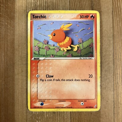Pokémon TCG Torchic EX Crystal Guardians 65/100 Regular Common DMG | eBay