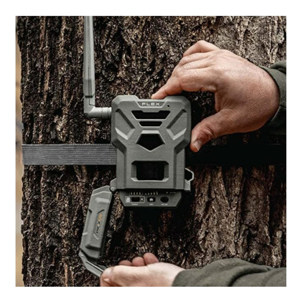 Spypoint Flex S Dark Solar Cellular Trail Camera with Solar Panel and ...