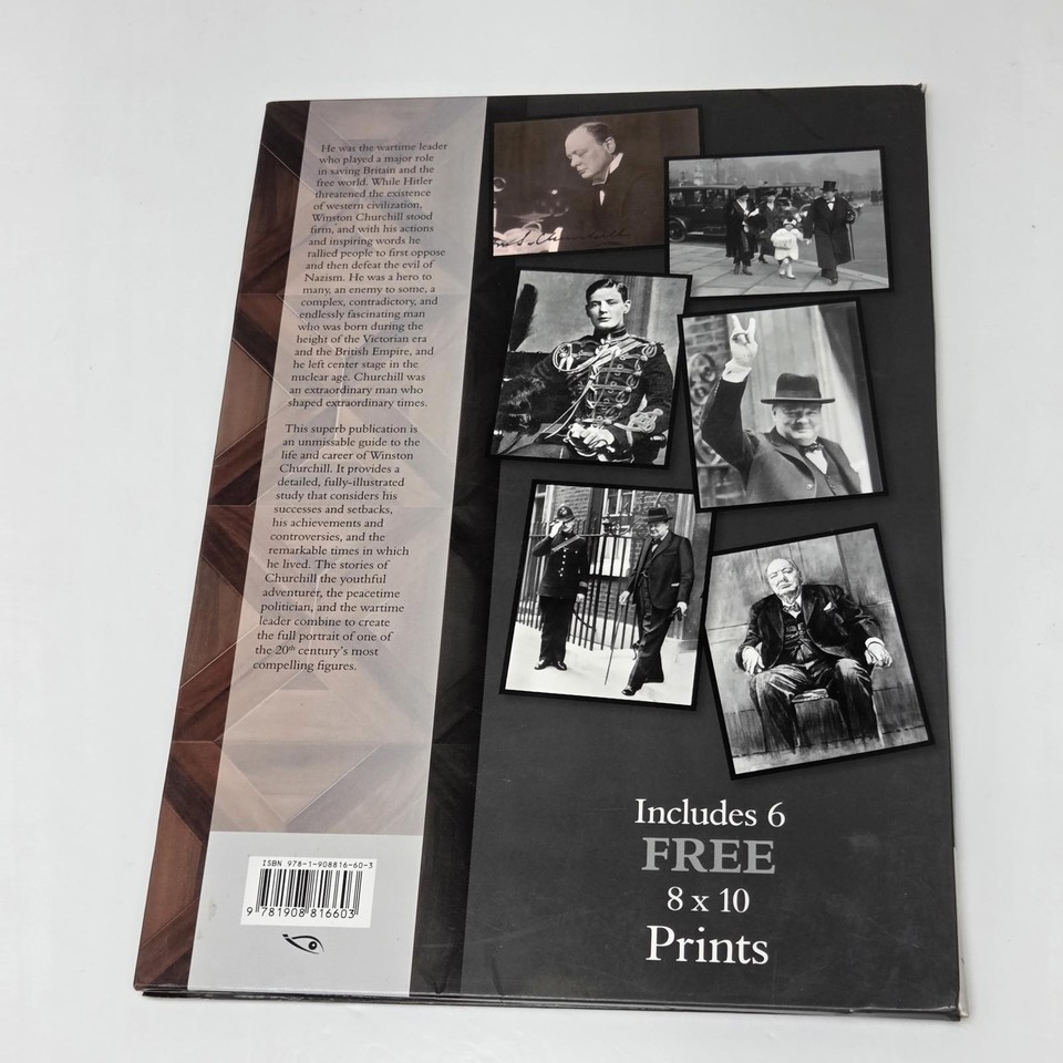 Churchill Blood, Sweat, & Courage Book with 6 Free 8x10 Prints | eBay UK