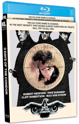 3 Days of the Condor (Blu-ray) Robert Redford Faye Dunaway Max von ...