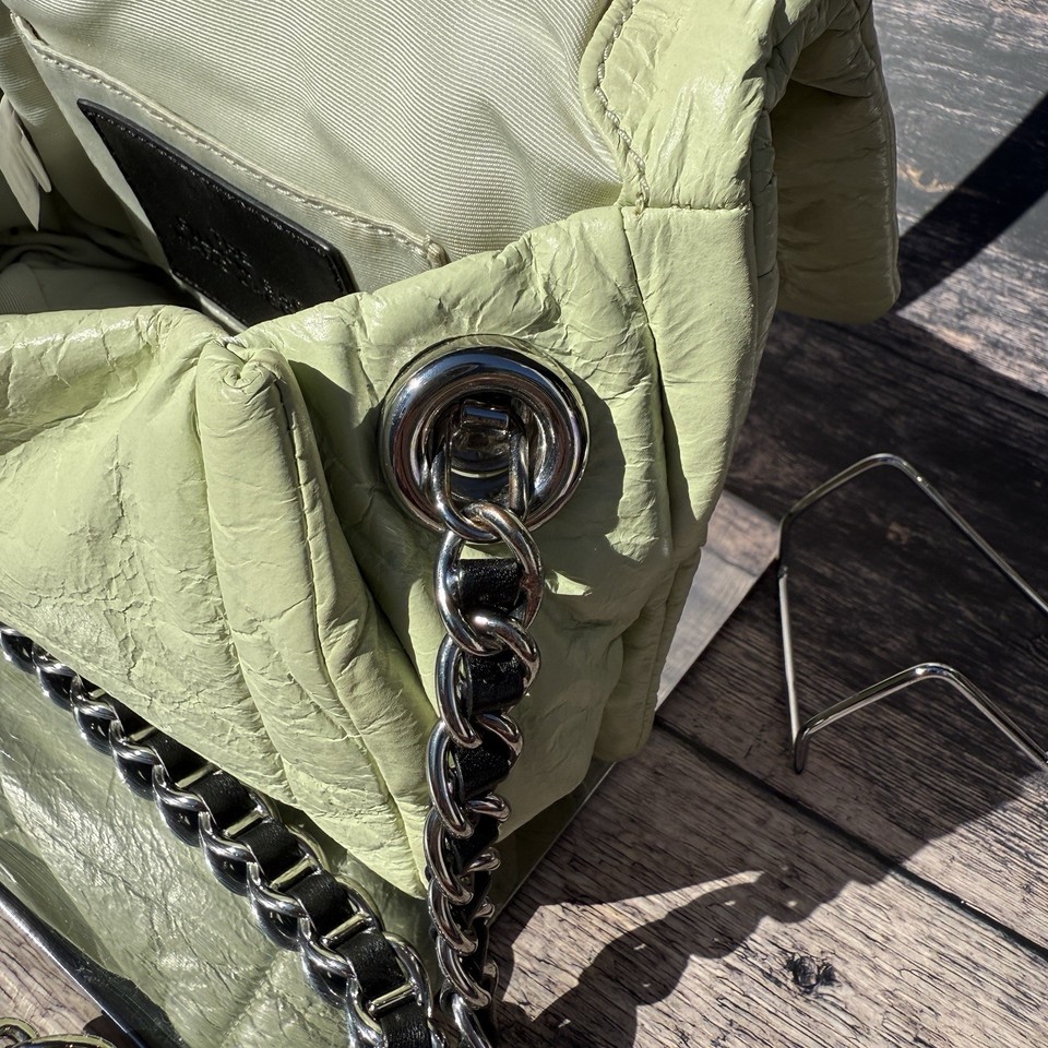 Marc Jacob’s the Mini Pillow Bag Stylish Green Chain Shoulder Bag | eBay