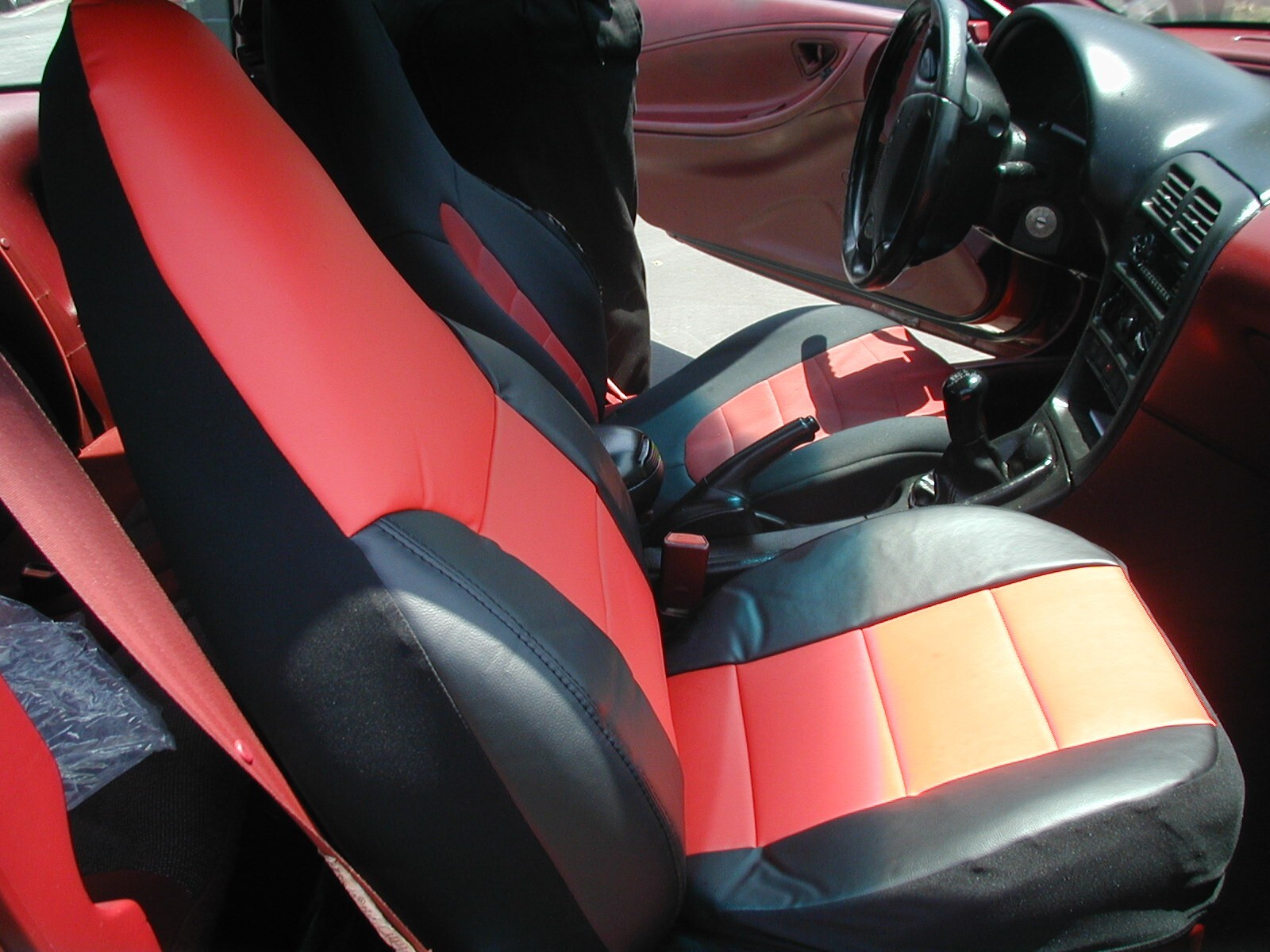 FORD PROBE 1993-1997 IGGEE S.LEATHER CUSTOM FIT SEAT COVER 13COLORS ...
