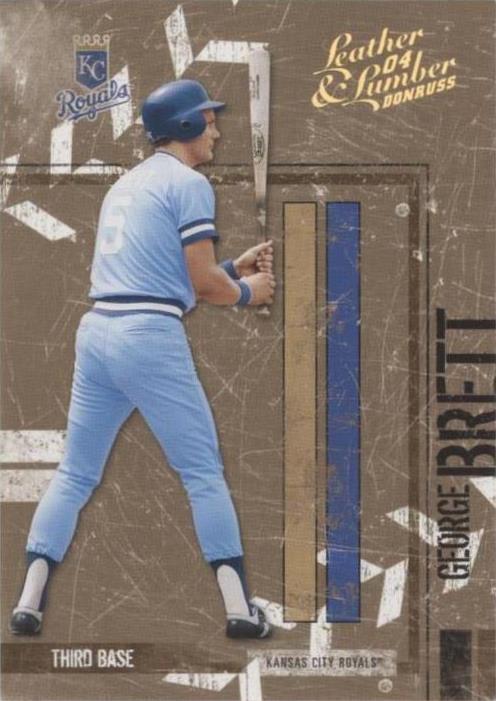 2004 Donruss Leather & Lumber - George Brett #67 Gold /25 for sale ...