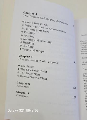 HOW TO GROW A CHAIR: THE ART OF TREE TRUNK TOPIARY- Richard Reames-VG ...