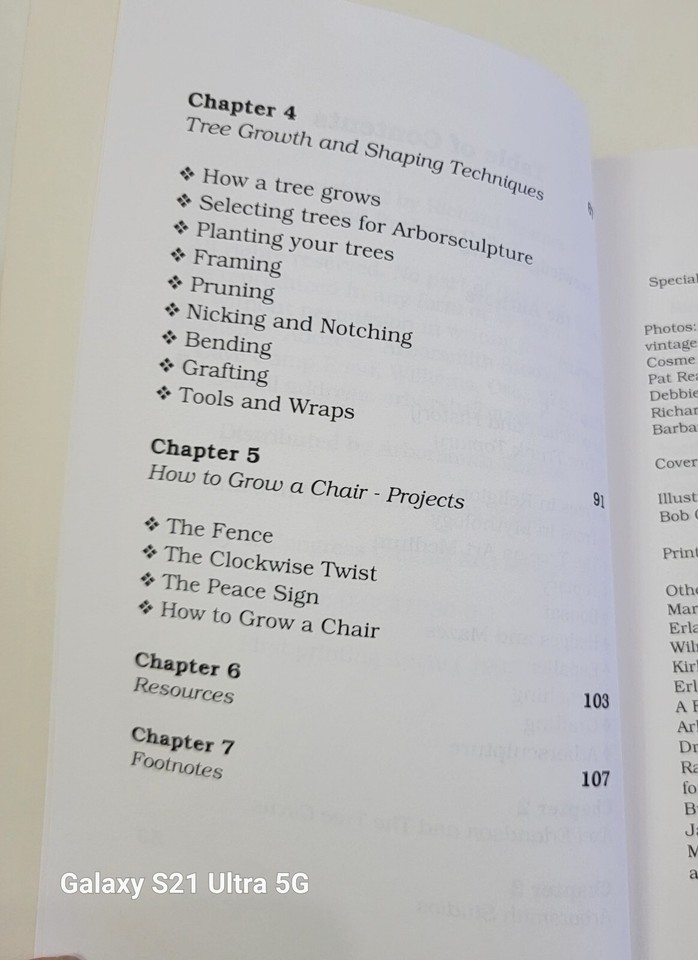 HOW TO GROW A CHAIR: THE ART OF TREE TRUNK TOPIARY- Richard Reames-VG ...