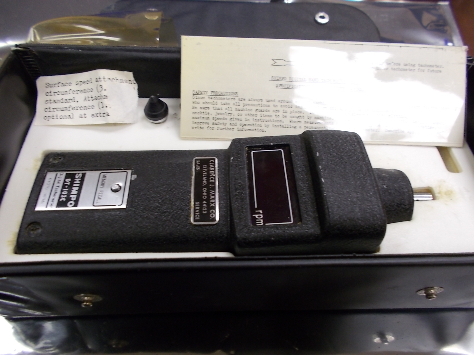 SHIMPO Digitacho Digitach Digital Tachometer Dt-103c for sale online | eBay