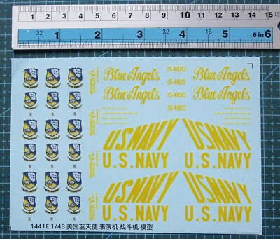 1/48 decals Blue Angels for A-4 Skyhawk (1441E) | eBay