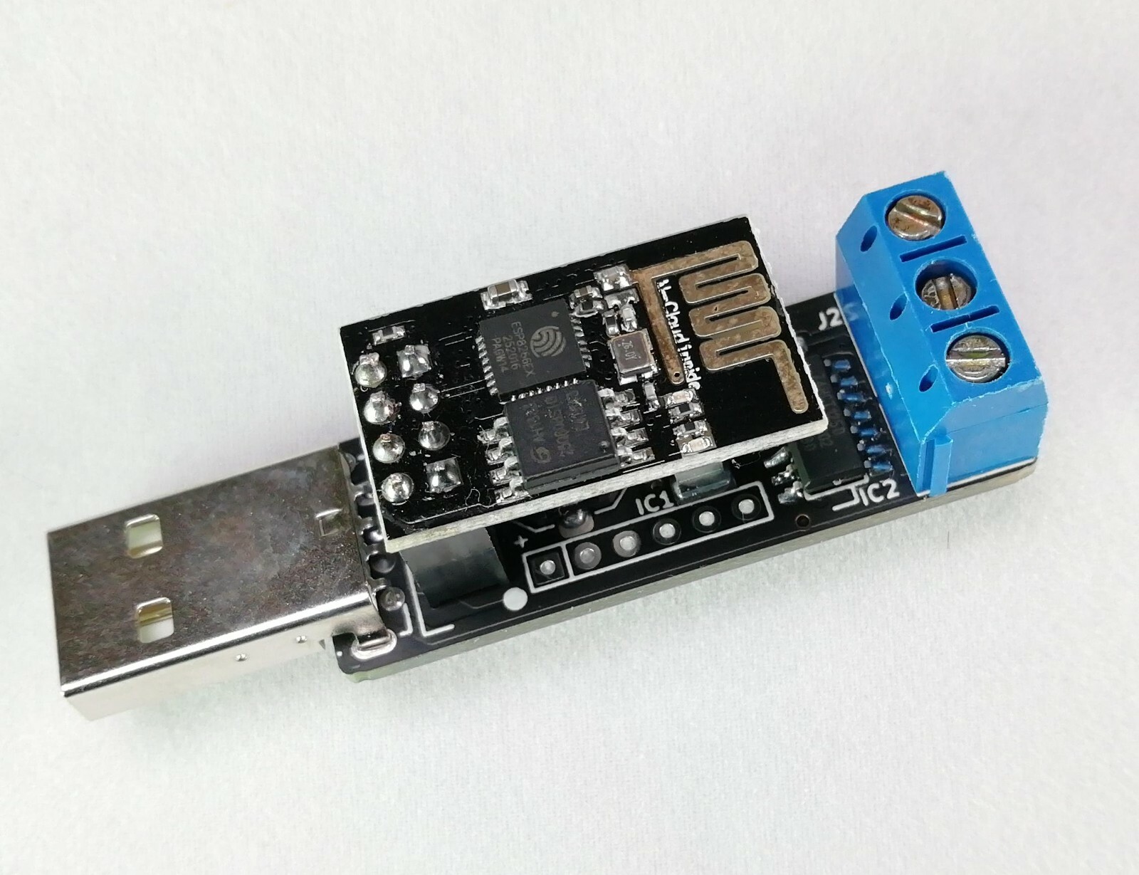 ESP-01 - WS2811/WS2812 LED Driver Board - ESP8266 - WLED - FastLED - No ...