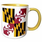 3dRose State Flag of Maryland - US American - Heraldic banner of George ...