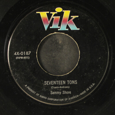 SAMMY SHORE: seventeen tons / what is a skunk? VIK 7" Single 45 RPM | eBay