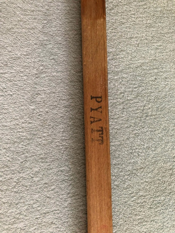 Washington Capitols NHL GAME USED Vintage Wooden Hockey Stick # 26 ...