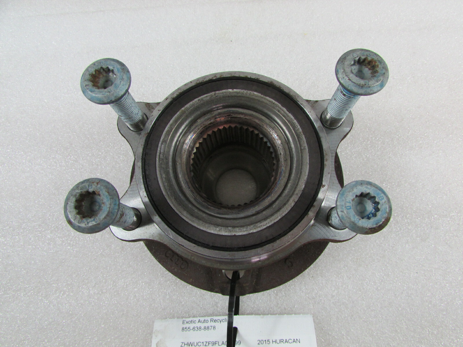 Lamborghini Huracan, Rear Hub, Used, P/N 8K0407613B, 8K0407625H | eBay