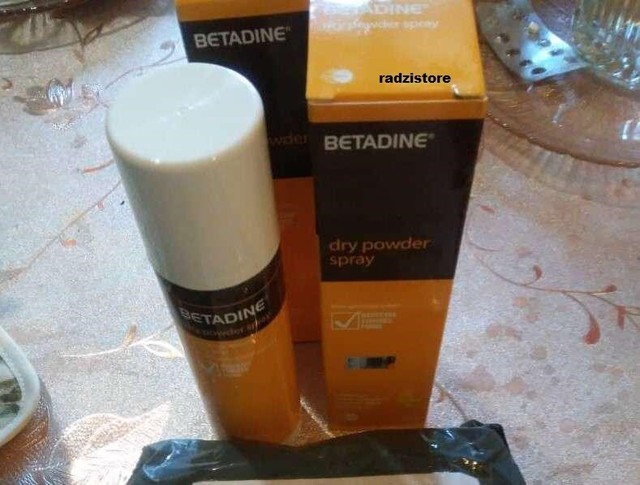 Betadine Dry Powder Spray 55gm 10 Pvpi Antiseptic Solution for sale ...