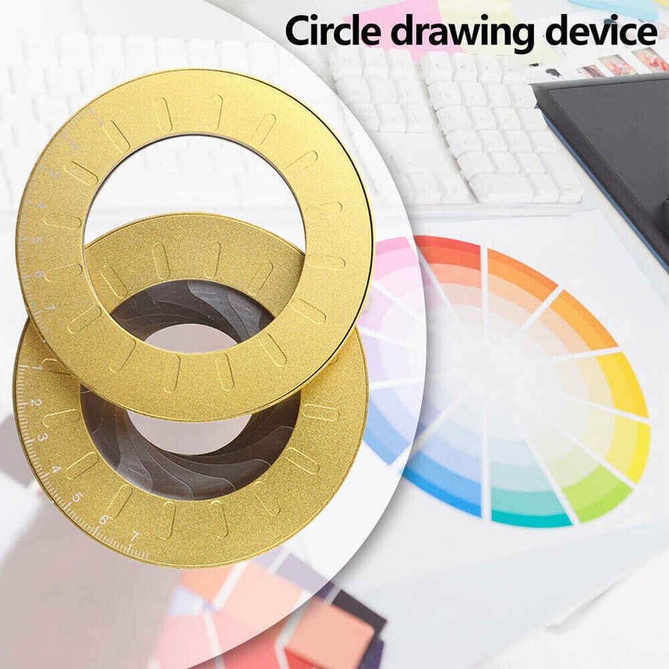 Adjustable Circular Drawing Circle Tool Set Stainless Steel Measuring ...