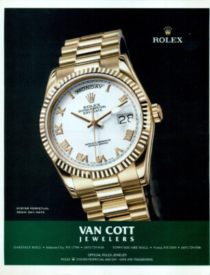 ROLEX WATCH MAGAZINE promo ad #007 ORIGINAL "NOT A WATCH ONLY AD" | eBay