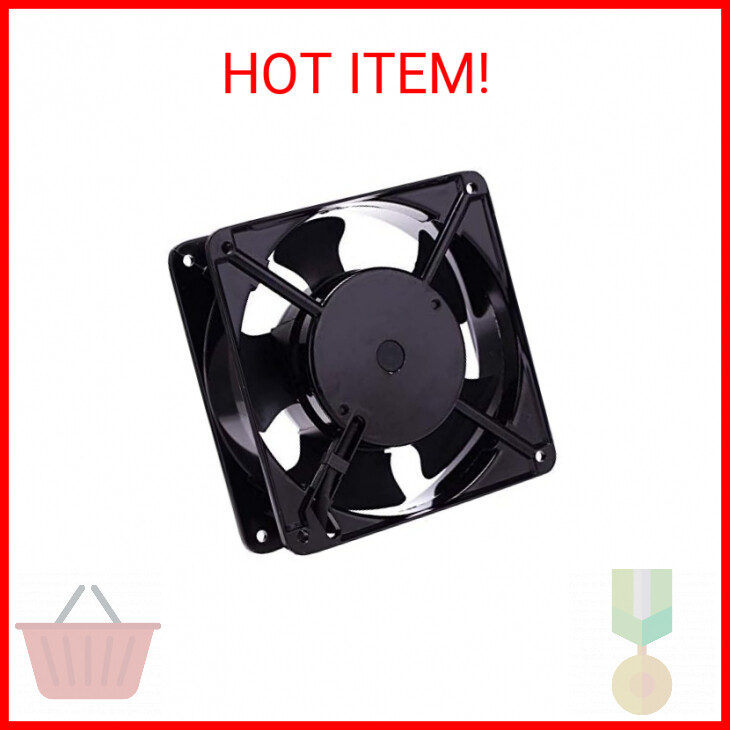 Muffin 120x120x38 AC 120V Computer Axial Cooling Fan, High Speed with 3 ...