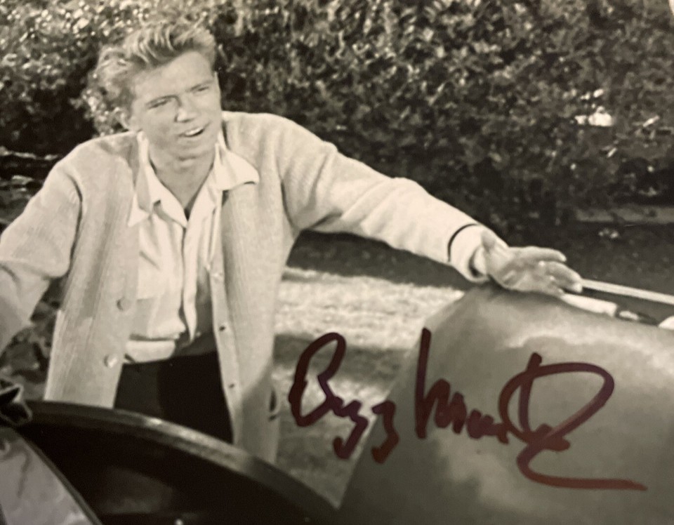 Twilight Zone Auto Signed 4x6” Photo Buzz Martin Walking Distance Fav ...
