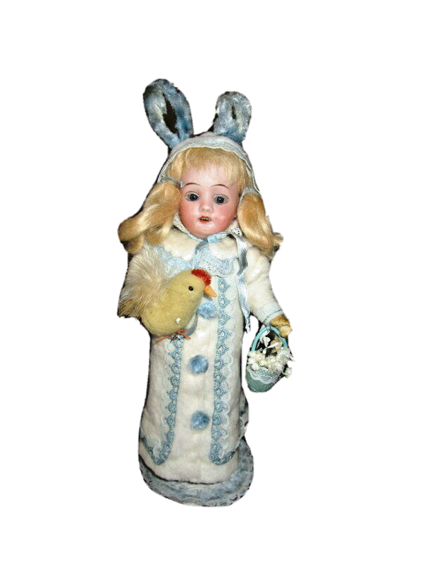 Antique bisque Easter bunny/Rabbit doll made in Germany-marked | eBay