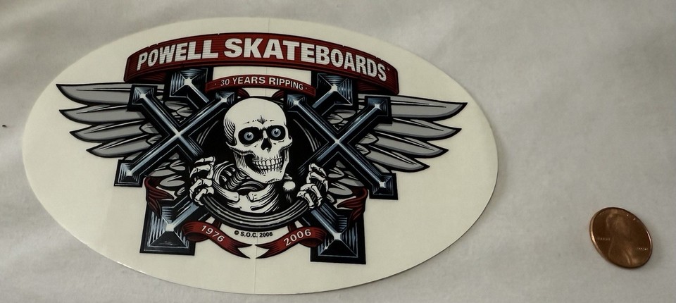 2006 Powell Peralta 30 Years Ripping Sticker! Rare! NOS! | eBay