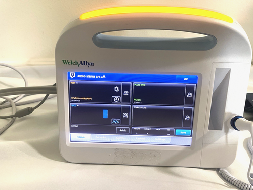 Welch Allyn Connex Vital Signs Monitor 6000 WIFI SpO2 NIBP Braun Stand ...