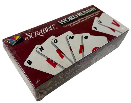Scrabble Word Rummy Selchow & Righter Family Game 1987 Crossword Letter ...