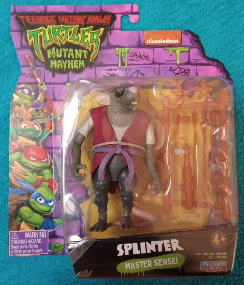2023 Teenage Mutant Ninja Turtles Mayhem Splinter Master Sensei NIB ...