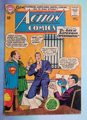 Action Comics #306 Superman DC Silver Age Supergirl Curt Swan cover g ...