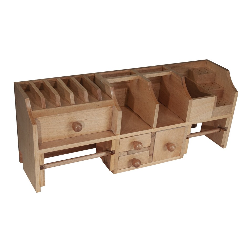 Jewelers Bench Top Tool Organizer Storage Jewelry Making Shelf Drawers ...