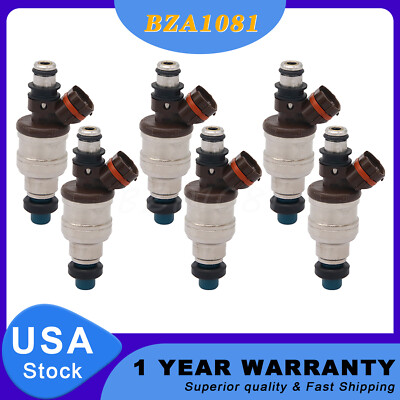 Set of 6 Fuel Injectors 23250-65020 For 89-95 Toyota 4Runner Pickup ...