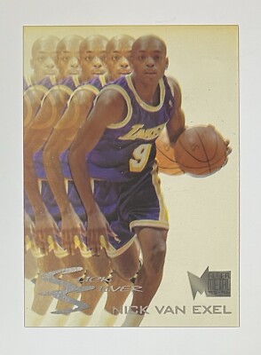 Nick Van Excel 1995-96 Fleer Metal SLICK SILVER Acetate Card #10 of 10 ...