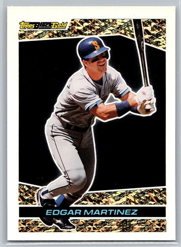 1993 Topps #37 Edgar Martinez Black Gold Mariners | eBay