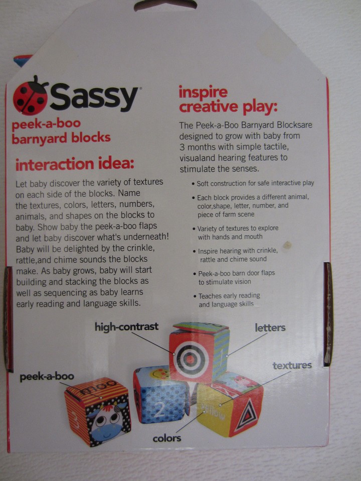 Soft Farm Puzzle Blocks Set of 4 | eBay