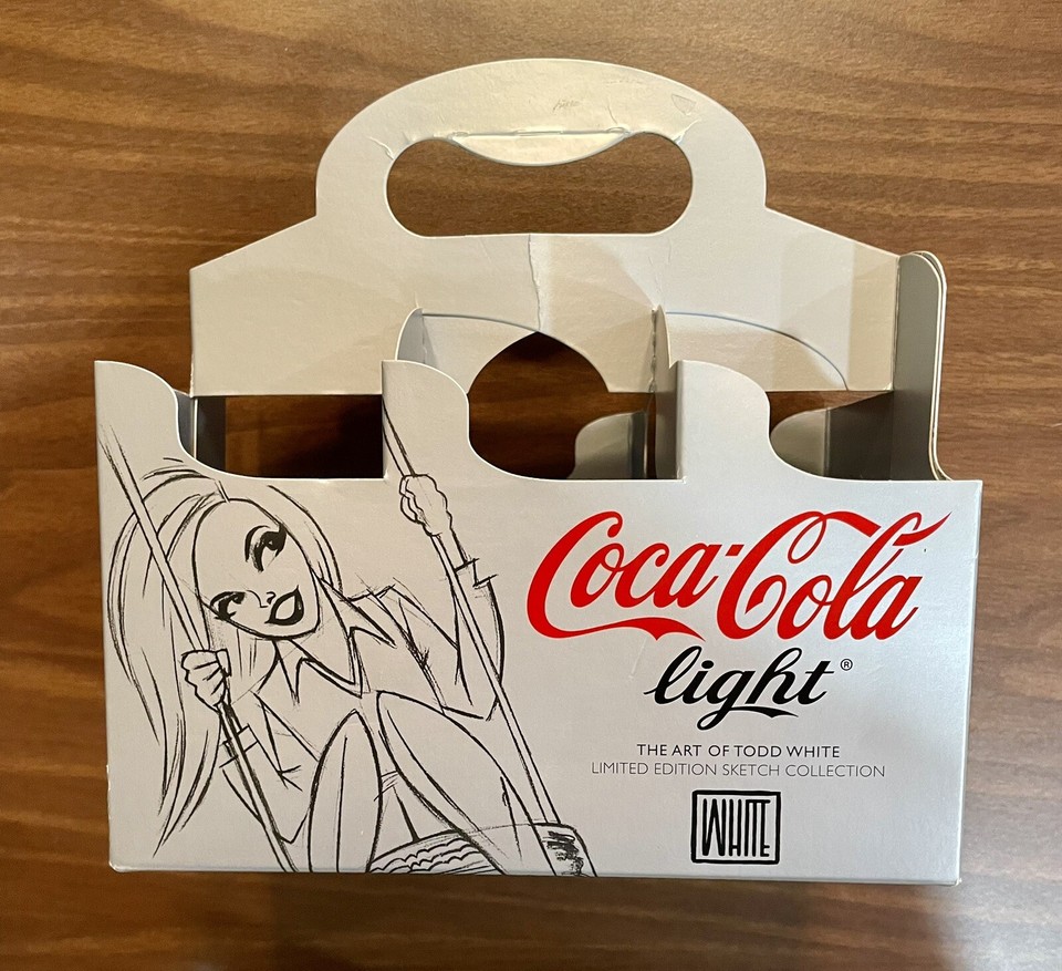 RARE 2010 Todd White Coca-Cola Coke Light Limited Edition Art 6-Pack ...