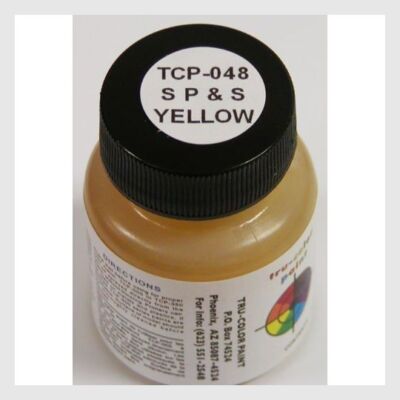 Tru-Color Spokane, Portland & Seattle Yellow Railroad Color Acrylic ...