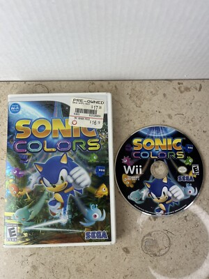 Sonic Colors (Nintendo Wii, 2010) - Complete with Game, Case and Manual ...