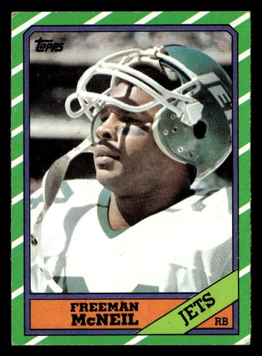 Freeman McNeil 1986 Topps Card #96 New York Jets | eBay
